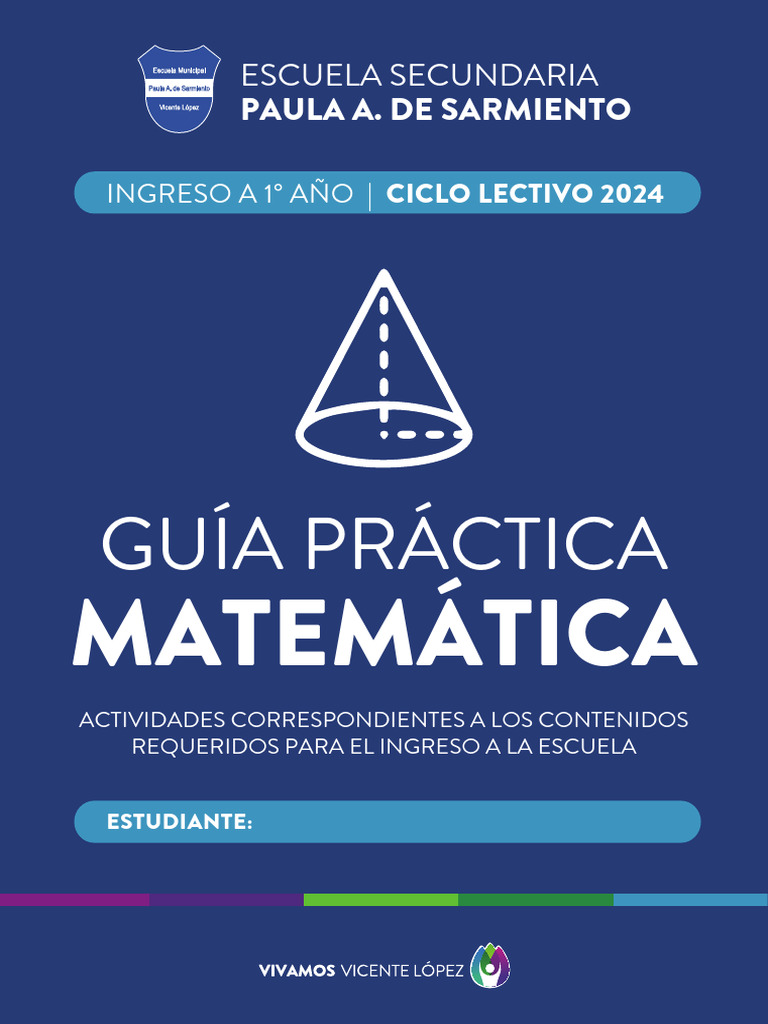 Cuadernillo Matemáticas Ingreso EMPAS | PDF