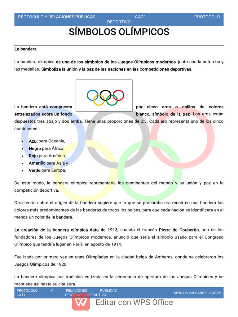 Protocolo Olimpico | PDF | Juegos olímpicos | Eventos deportivos múltiples