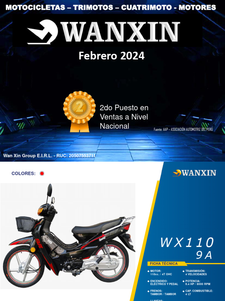 Catalogo Wanxin 2024 Jessica Sin Precio | PDF | Caballo de fuerza | Poder (Física)