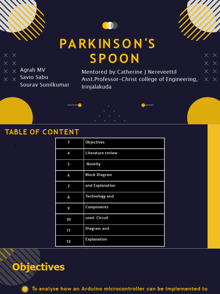 Parkinson's Spoon | PDF | Accelerometer | Gyroscope