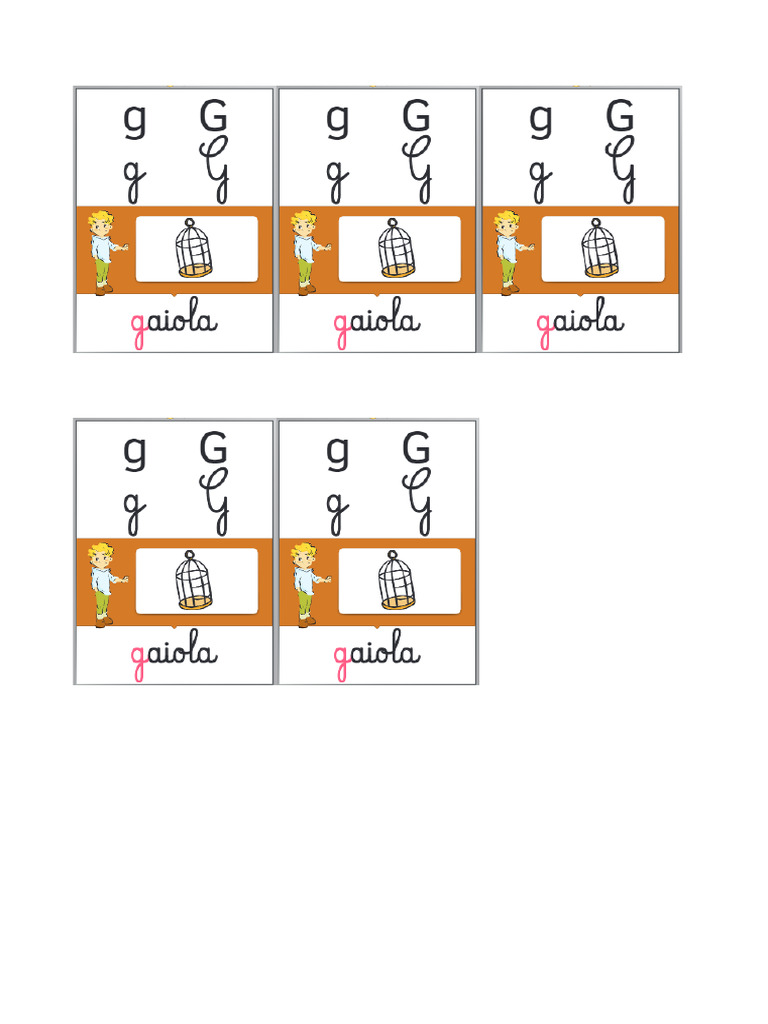 Letra GG | PDF