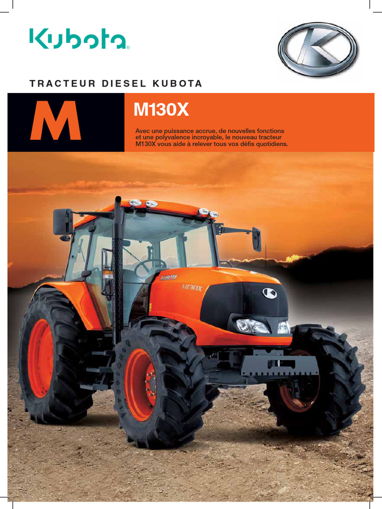 Tracteur Diesel Kubota | PDF | Injection (moteur) | Tracteur