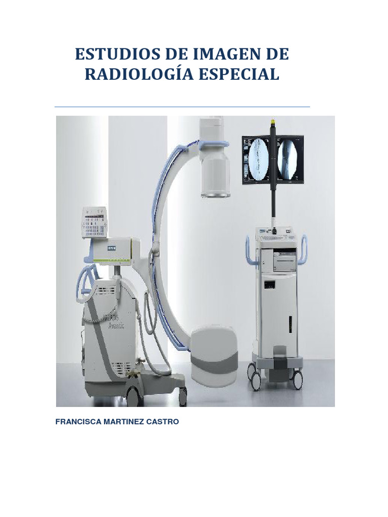 Estudios de Imagen de Radiología Especial | PDF
