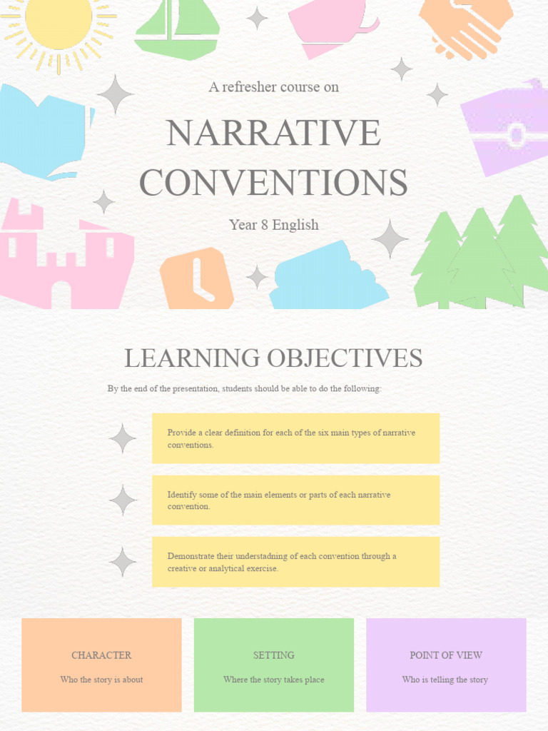 Understanding Narrative Conventions | PDF | Narration | Word