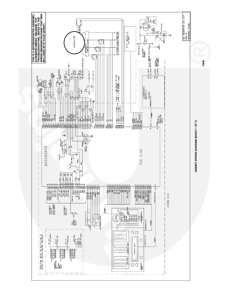 Diagrama PCC 2100 - GG - Ee. Gghe-F A Gas - 75 KW | PDF