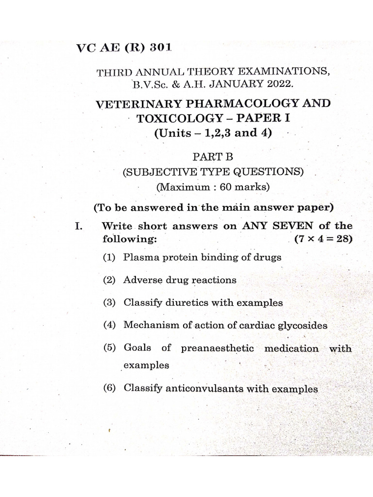 VPT Paper 1 2022 | PDF