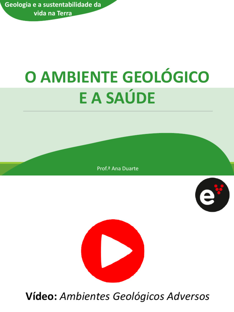 PPT3. Geologia e Sustentabilidade | PDF | Ambiente natural | Organismos