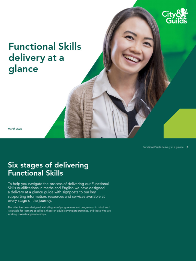 Functional Skills Delivery at A Glance PDF - Ashx | PDF | Learning | Educational Technology