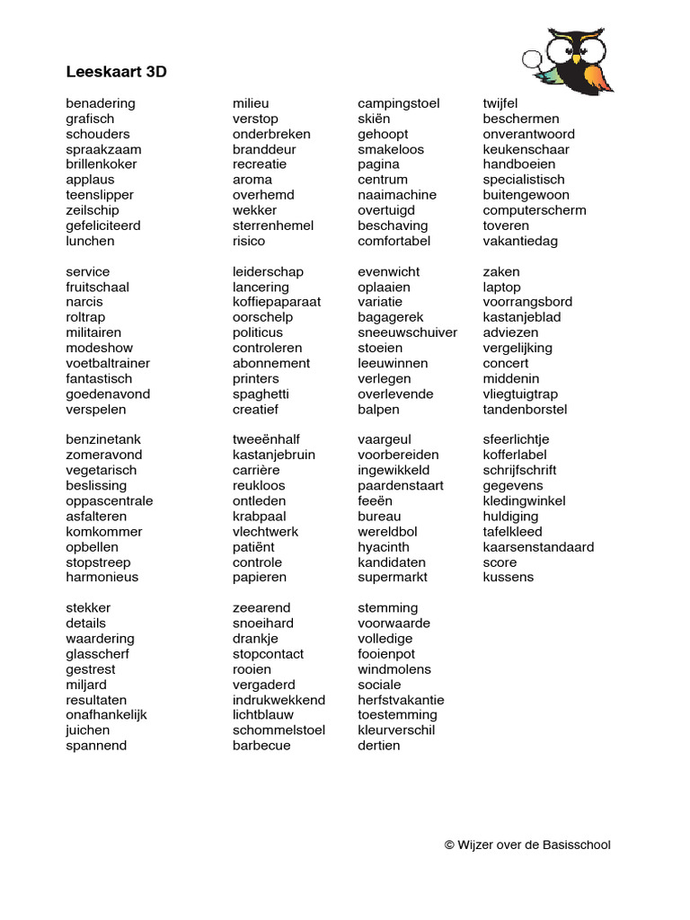 Leeskaart 3D | PDF