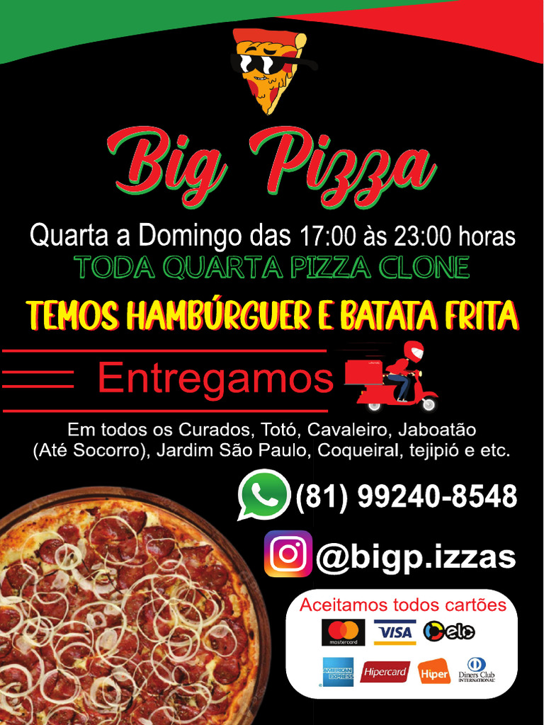 Panfleto Big Pizza | PDF