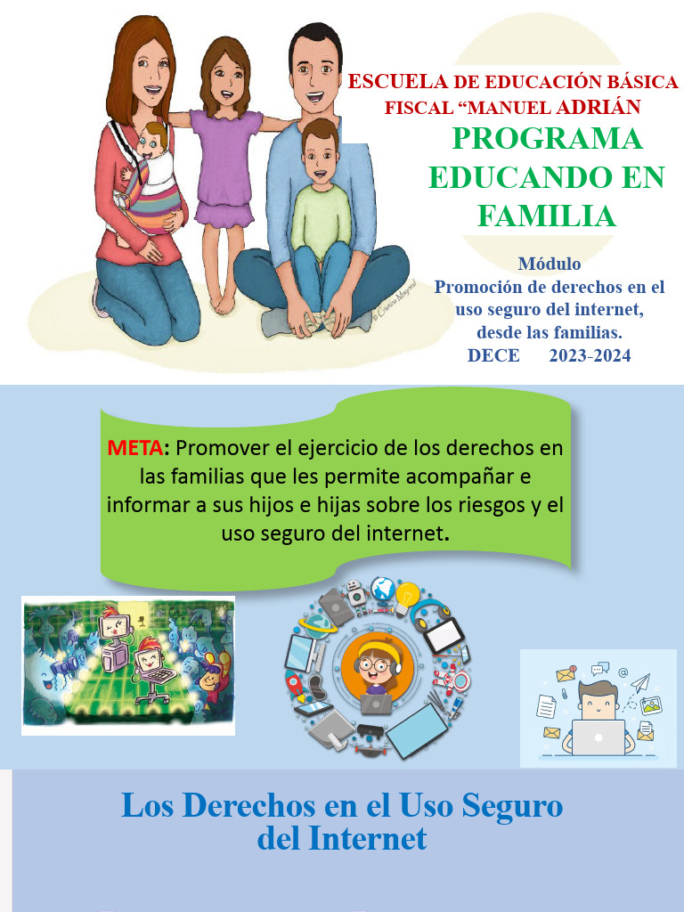 Educando en Familia - Promoción de Derechos en El Uso Seguro Del Internet Desde Las Familias ...