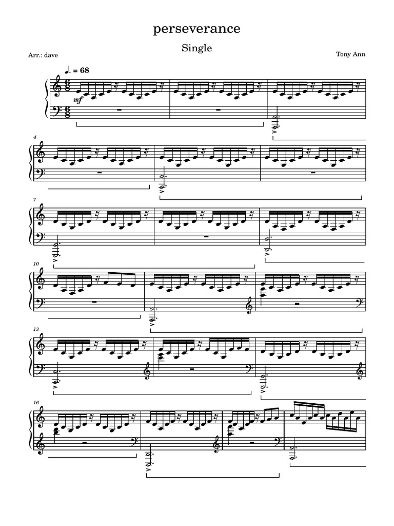 Perseverance Tony Ann | PDF