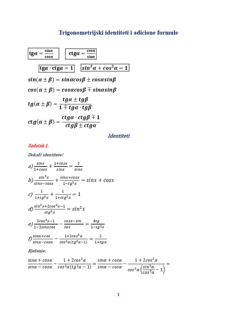 trigonometrija-2 | PDF