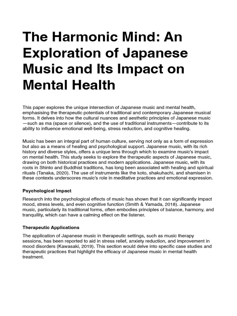 The Harmonic Mind | PDF | Mental Health | Psychotherapy