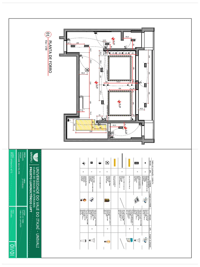 PROJETO LUMINOTÉCNICO LOFT | PDF