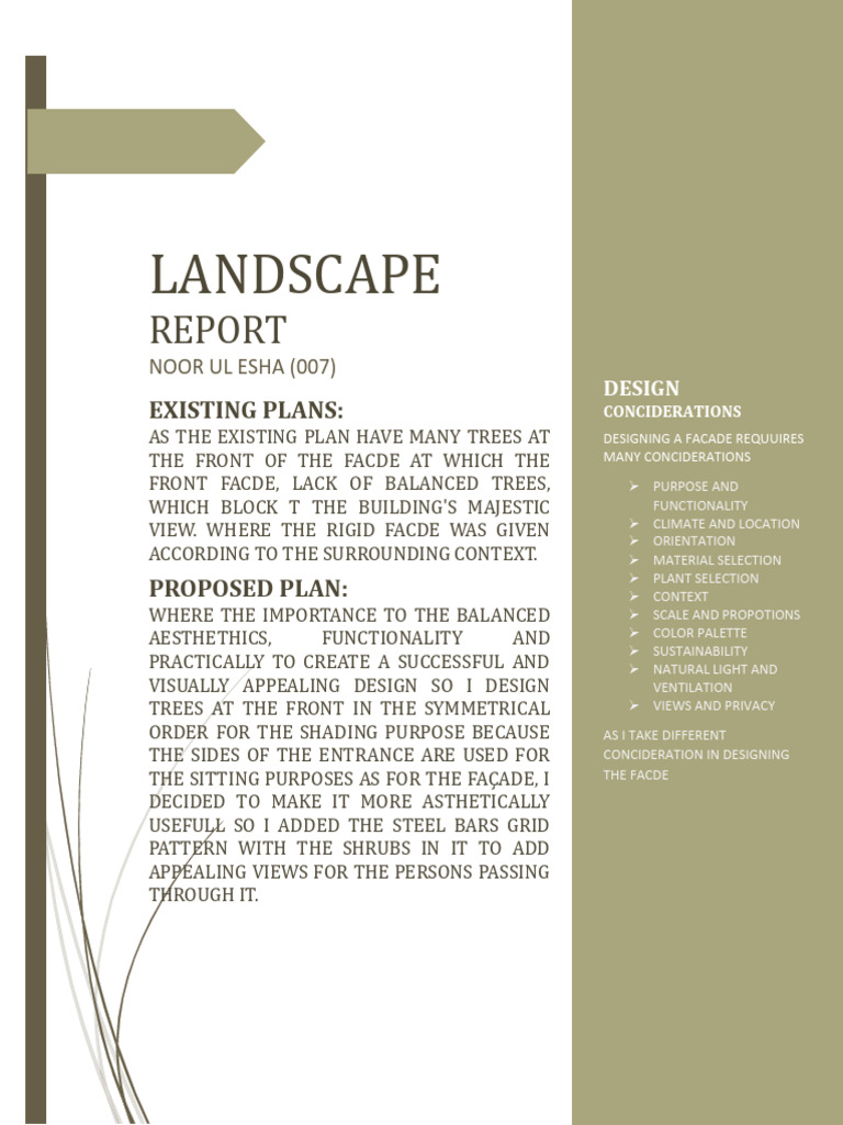 Landscape Report Noor | PDF