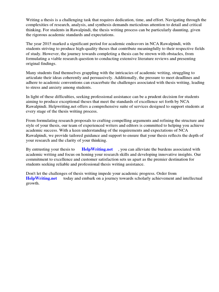 Nca Rawalpindi Thesis 2015 | PDF | Pakistan | Design