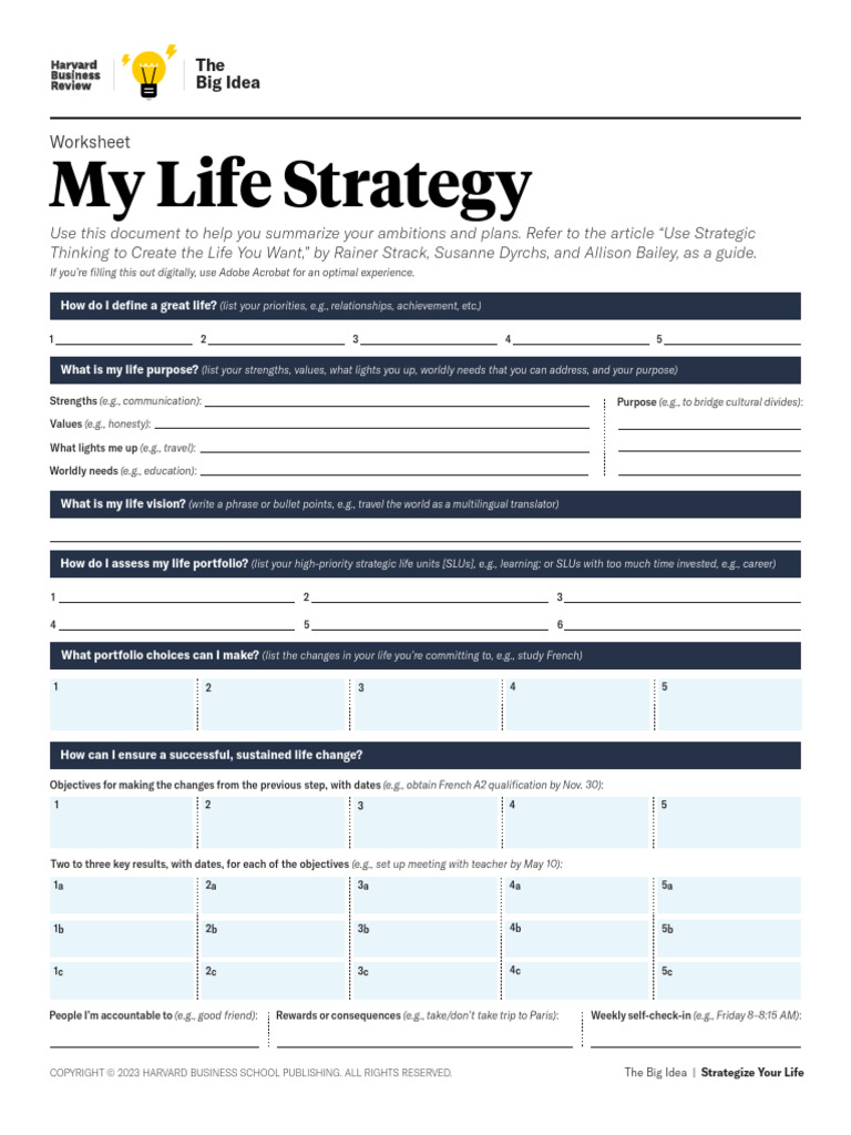 Life Strategy | PDF | Cognition
