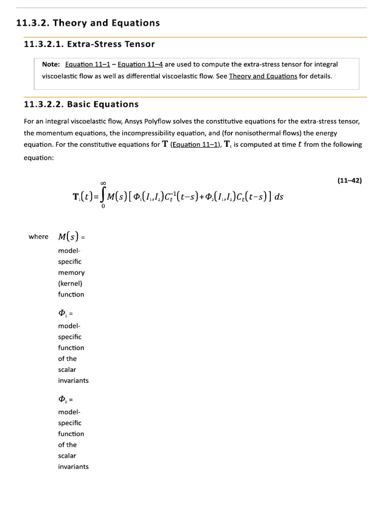 Polyflow Integral Viscoelastic Models Pdf