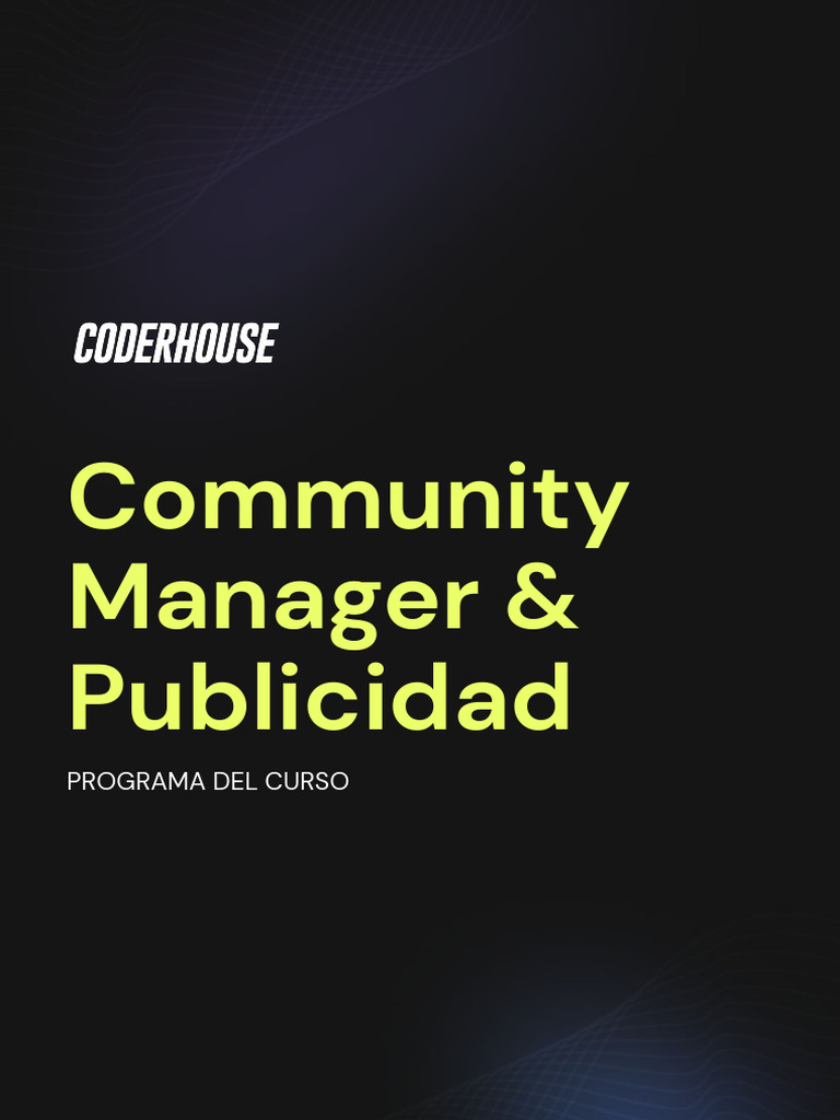 Community Manager & Publicidad Online | PDF | Marketing | Publicidad