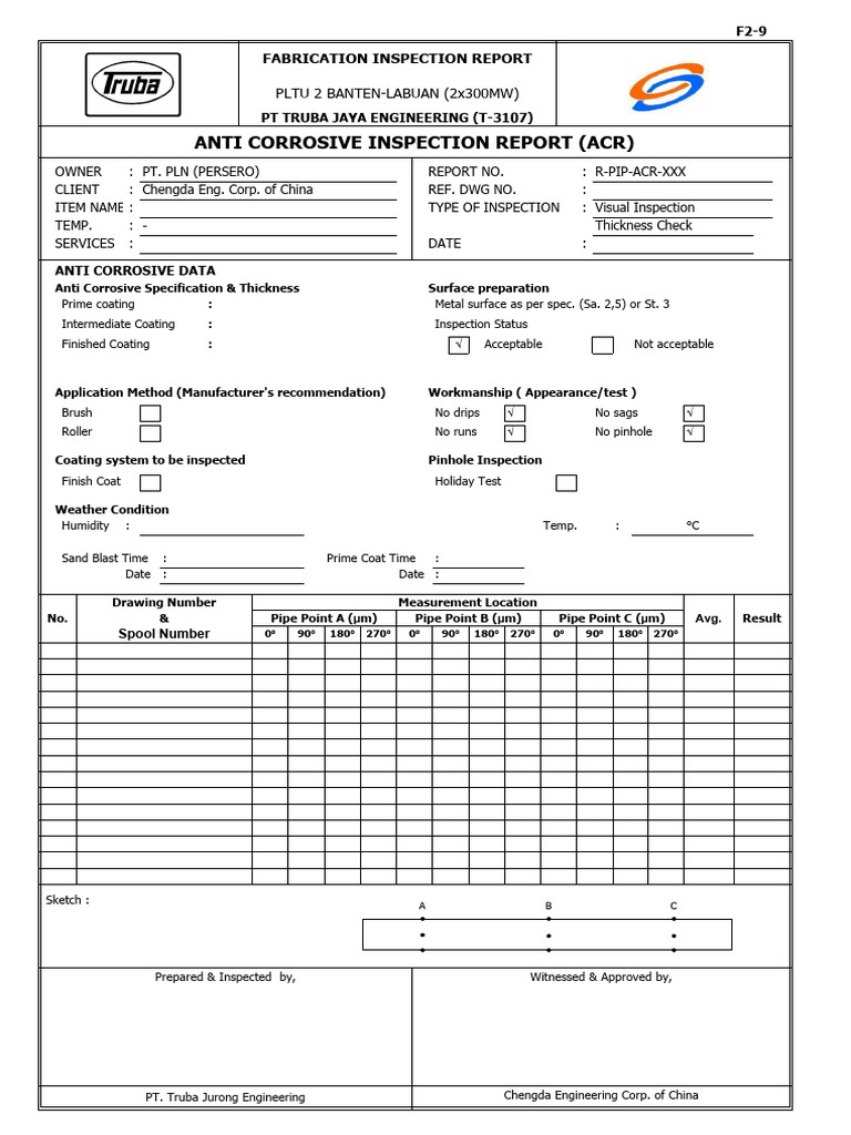Contoh Painting Report | PDF | Coating | Industrial Processes