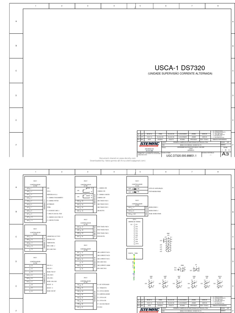 Diagrama Stemac USCA DSE-7220 | PDF | Teoria do Jogo | Teoria do Xadrez
