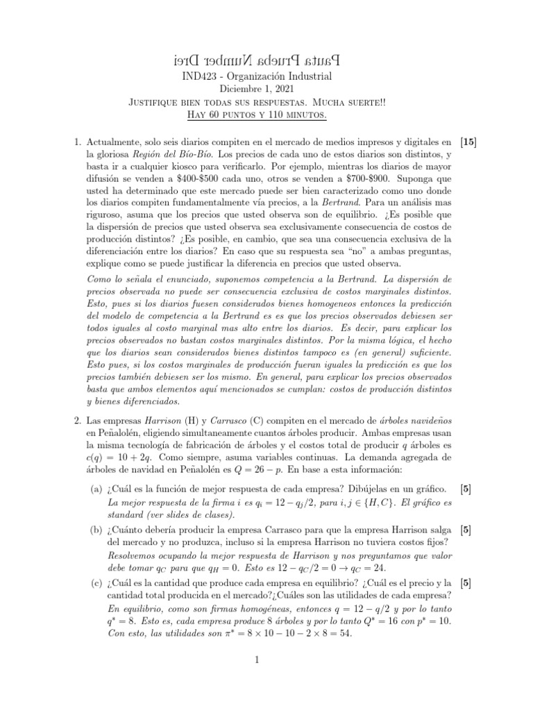 Prueba3 Pauta 2021 s5 | PDF