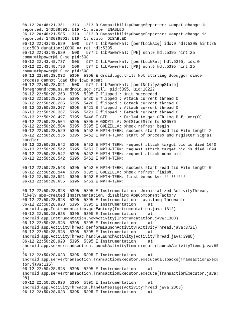 Log | PDF | Java (Programming Language) | System Software