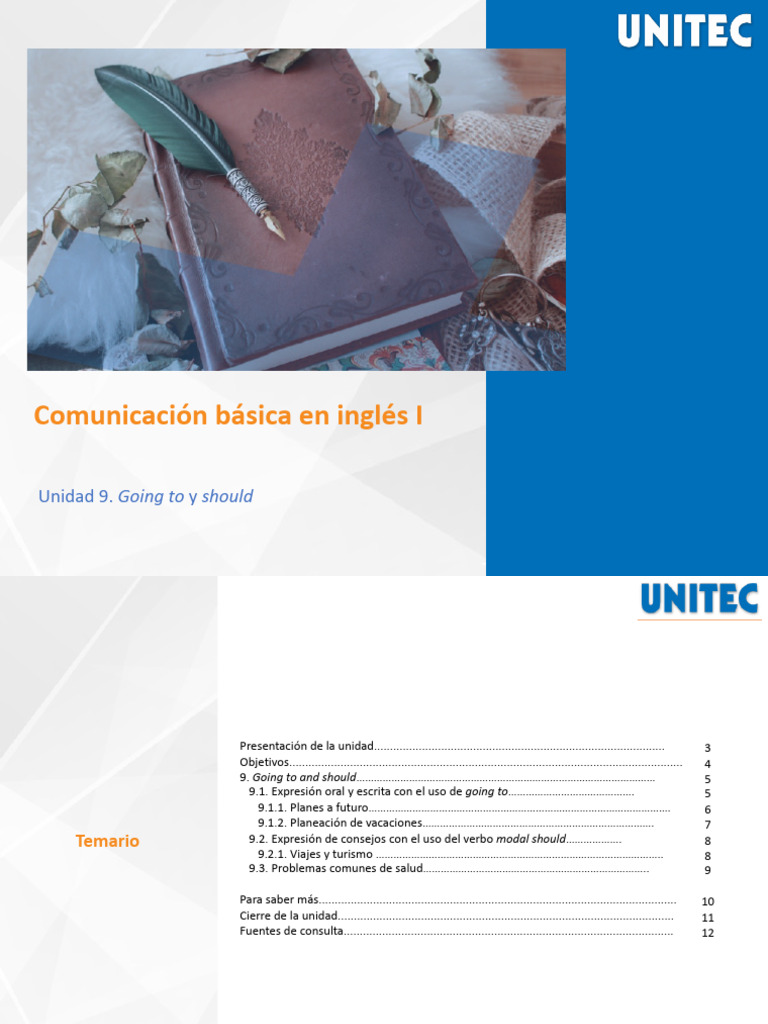 Uso de "going to" y "should" en inglés | PDF