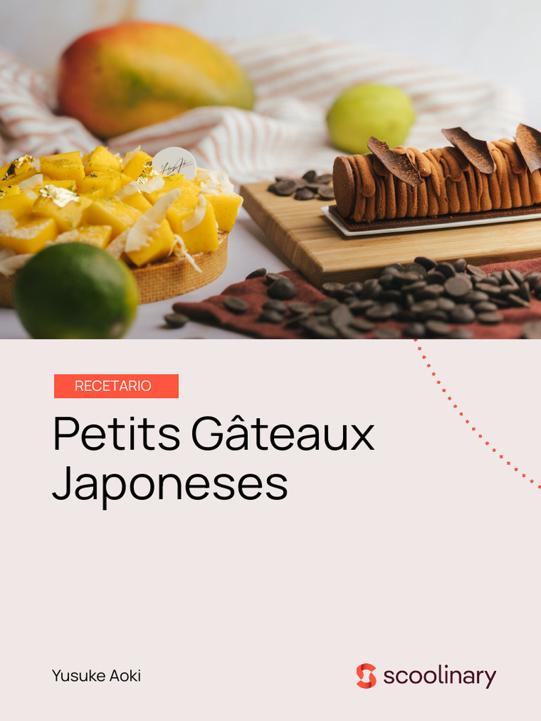 Petits Gâteaux Japoneses: Yusuke Aoki | Descargar gratis PDF | Chocolate | Caramelo