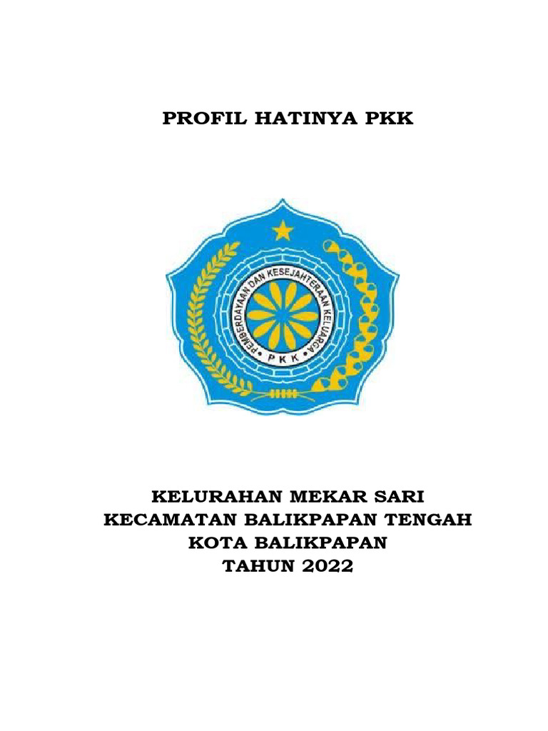 Profil Hatinya PKK 2022 Mekar Sari | PDF