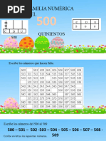 Actividades Números del 300 al 400 | PDF