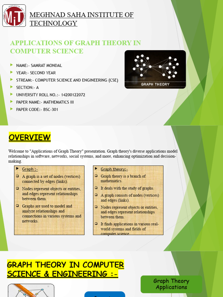 Csea 14200122072 Samrat Mondal (Math) | PDF | Graph Theory | Search ...