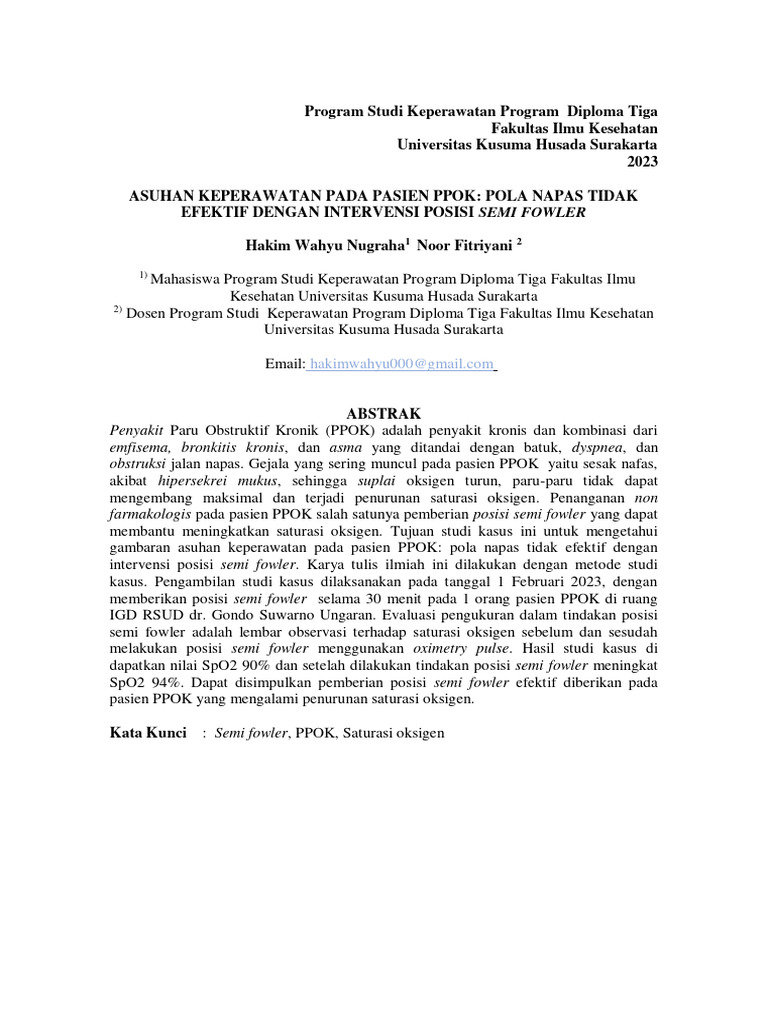 Naskah Publikasi Hakim | PDF | Kesehatan Holistik | Sains & Matematika
