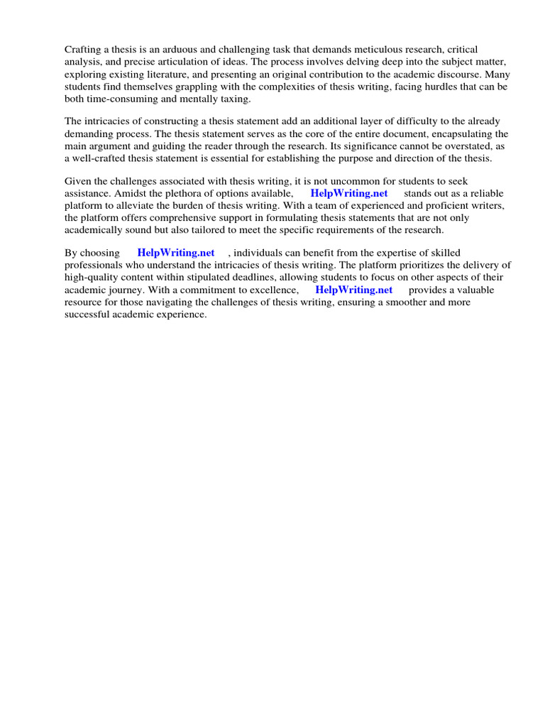 Cite Thesis Statement | PDF | Citation | Apa Style