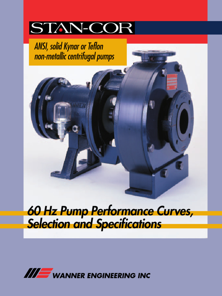 StanCor 60 HZ Curves | PDF | Pump | Turbomachinery