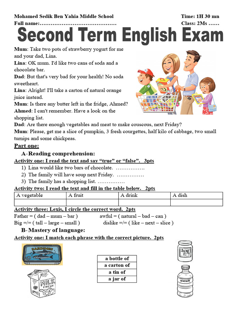 2Ms Exam | Download Free PDF | Foods | Nutrition