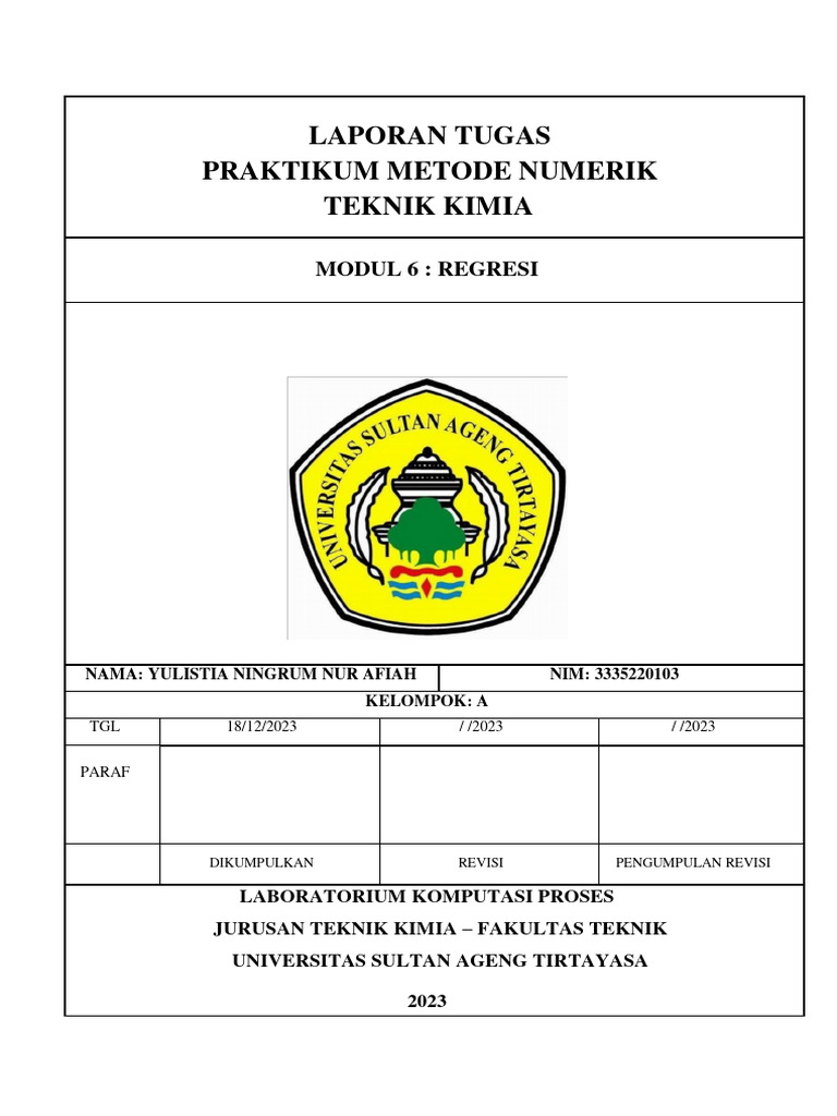 Laprak Metnum Modul 6 | PDF