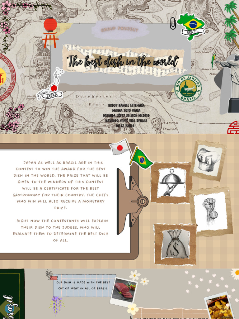 Best Dish Contest: Brazil vs Japan | PDF | Foods | Home