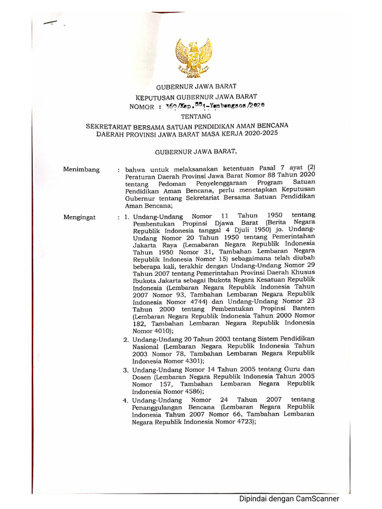 Kepgub SPAB 2020 | PDF