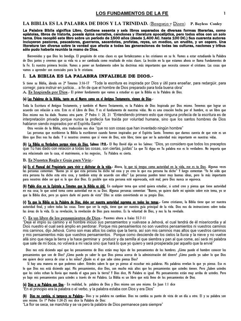 Fundamentos de La Fe | PDF | María, madre de Jesús | Adán y Eva