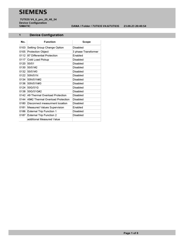 7UT635 | PDF | Computer Engineering | Power (Physics)