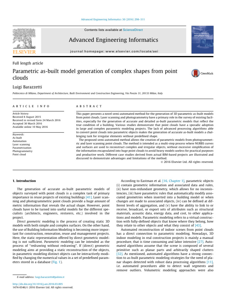 Parametric As-Built Model | PDF | Building Information Modeling | Applied Mathematics