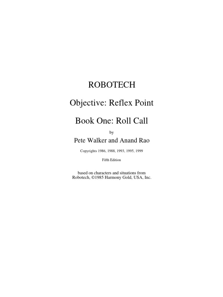Robotech Rollcall | PDF | Cruiser | Destroyer