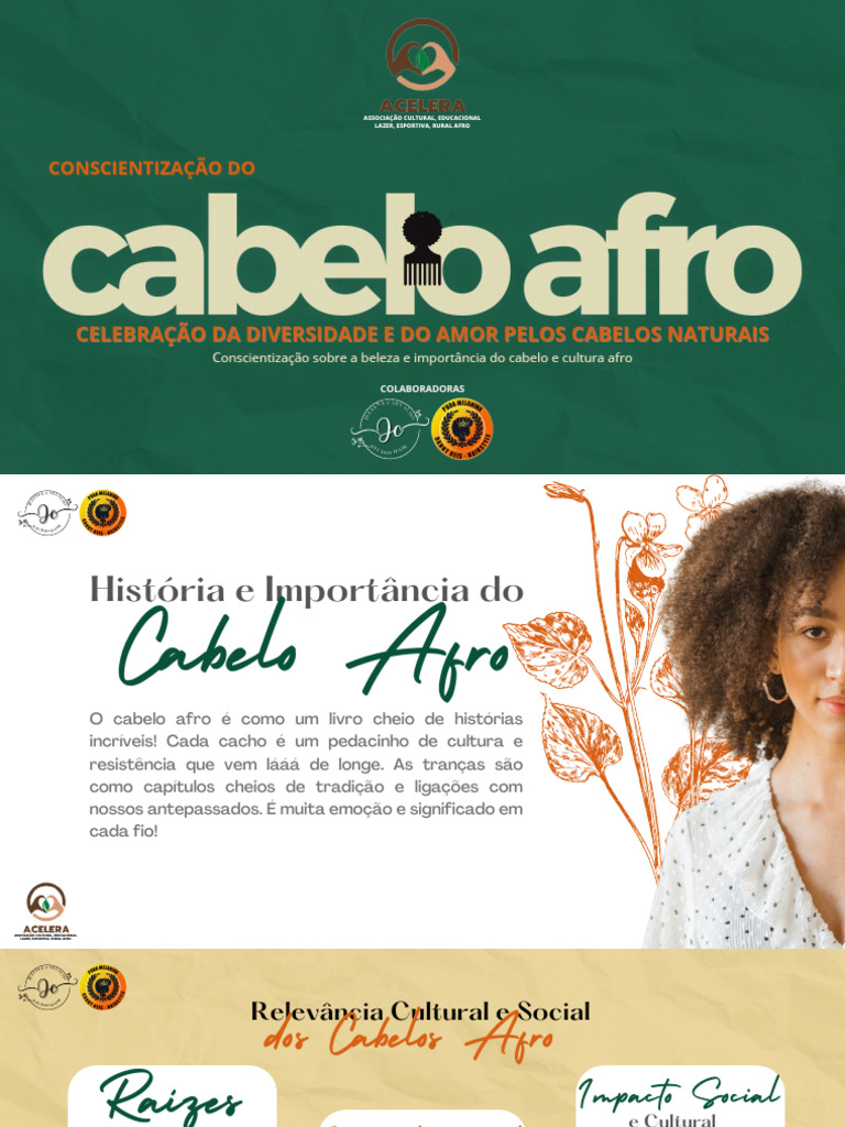 Valorização do Cabelo Afro e Cultura | PDF | Cabelo afro | Cabelo