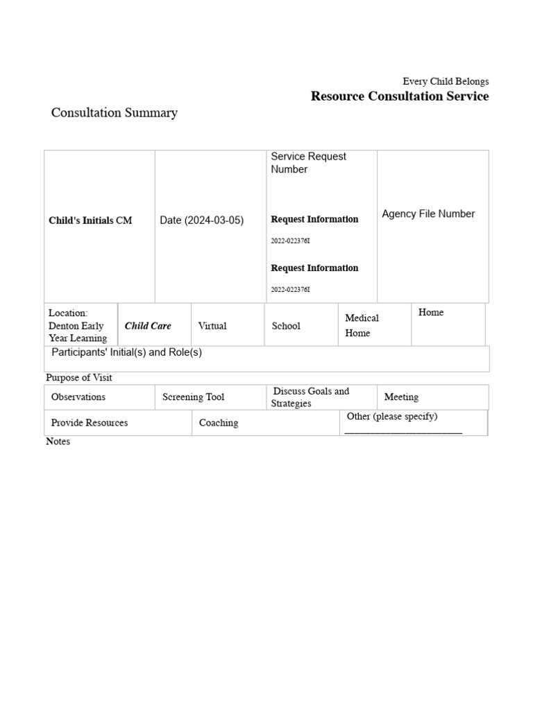 CM Consulation Summary | PDF | Information | Communication