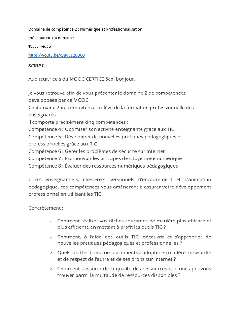 Tice Oki | PDF | Pédagogie | Réseaux sociaux