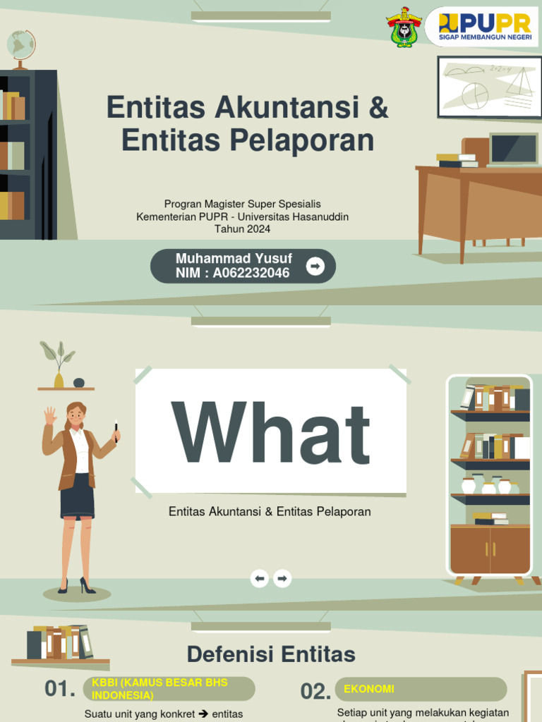 Enititas Akuntansi & Entitas Pelaporan | PDF