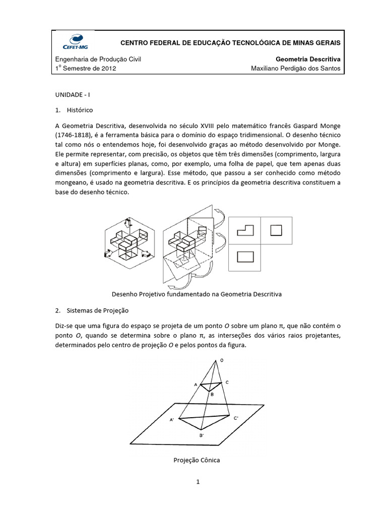 GD Aula 01 Sistemas e Ponto | PDF | Linha (Geometria) | Geometria