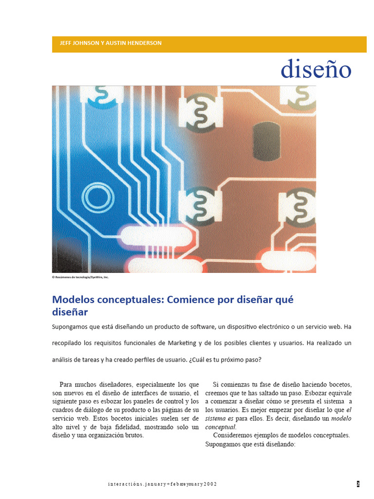 Importancia de los Modelos Conceptuales en Diseño | PDF | Software ...